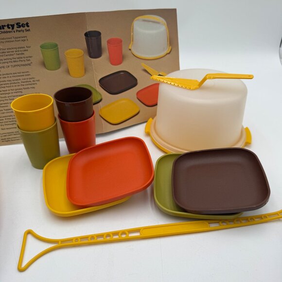 Tupperware | Toys | Vintage Tupperware Mini Party Kids Play Set Piece ...